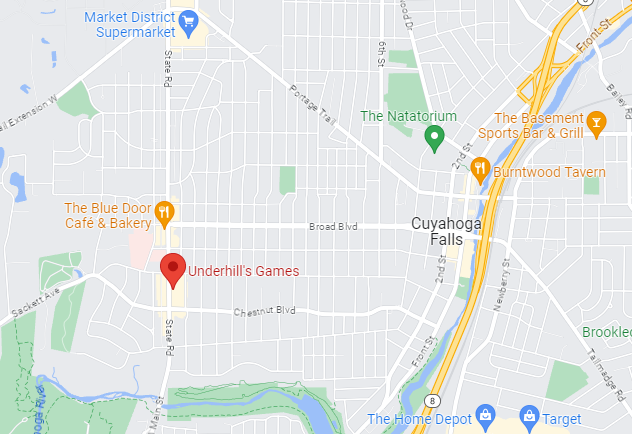 Contact Us – Underhill's Games